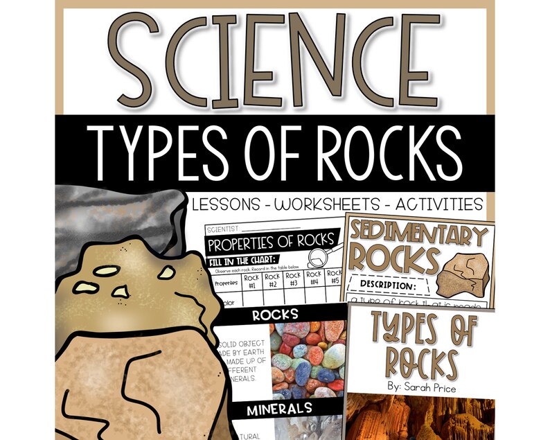 Earth Science Unit | Types of Rocks and Minerals Activities | 2nd and ...