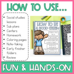 Citizenship Activities | Good Citizen Poster| Responsible Citizens ...