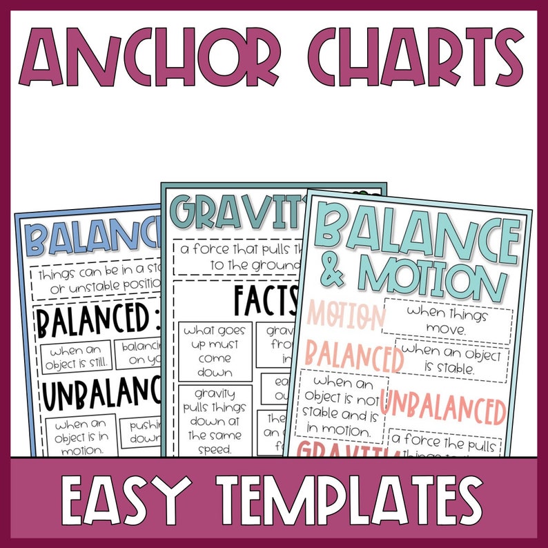 Gravity and Balance Activities, Lessons, Worksheets - 2nd & 3rd Grade ...