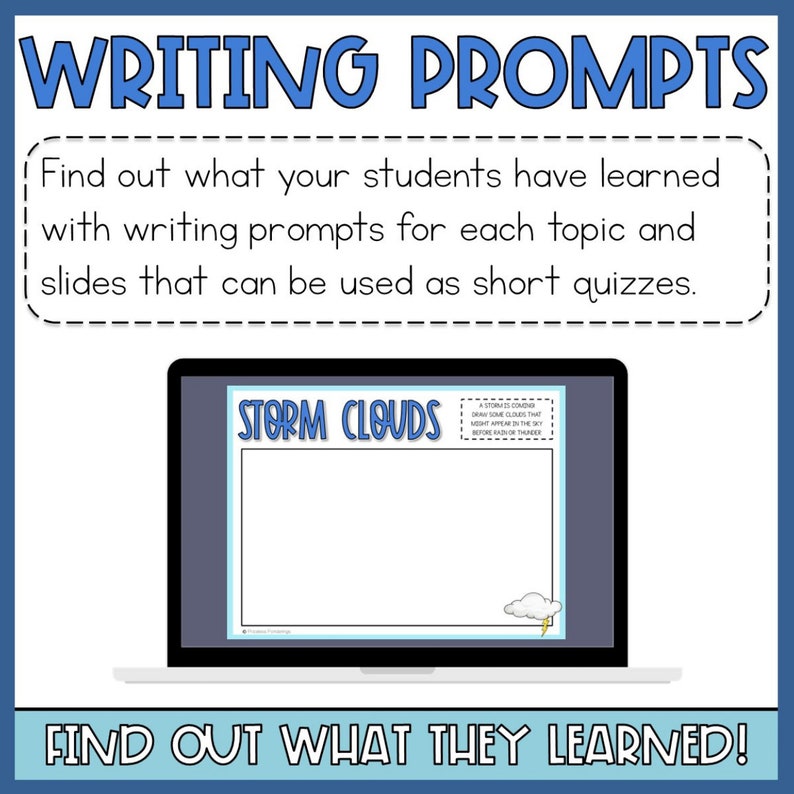 Types of Clouds Unit - 2nd and 3rd Grade Science Digital Activities - Etsy