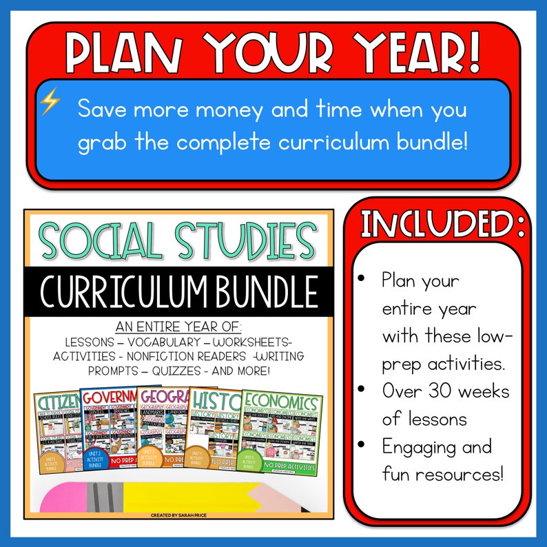 Branches of Government Digital Activities - 2nd, 3rd & 4th Grade Social ...