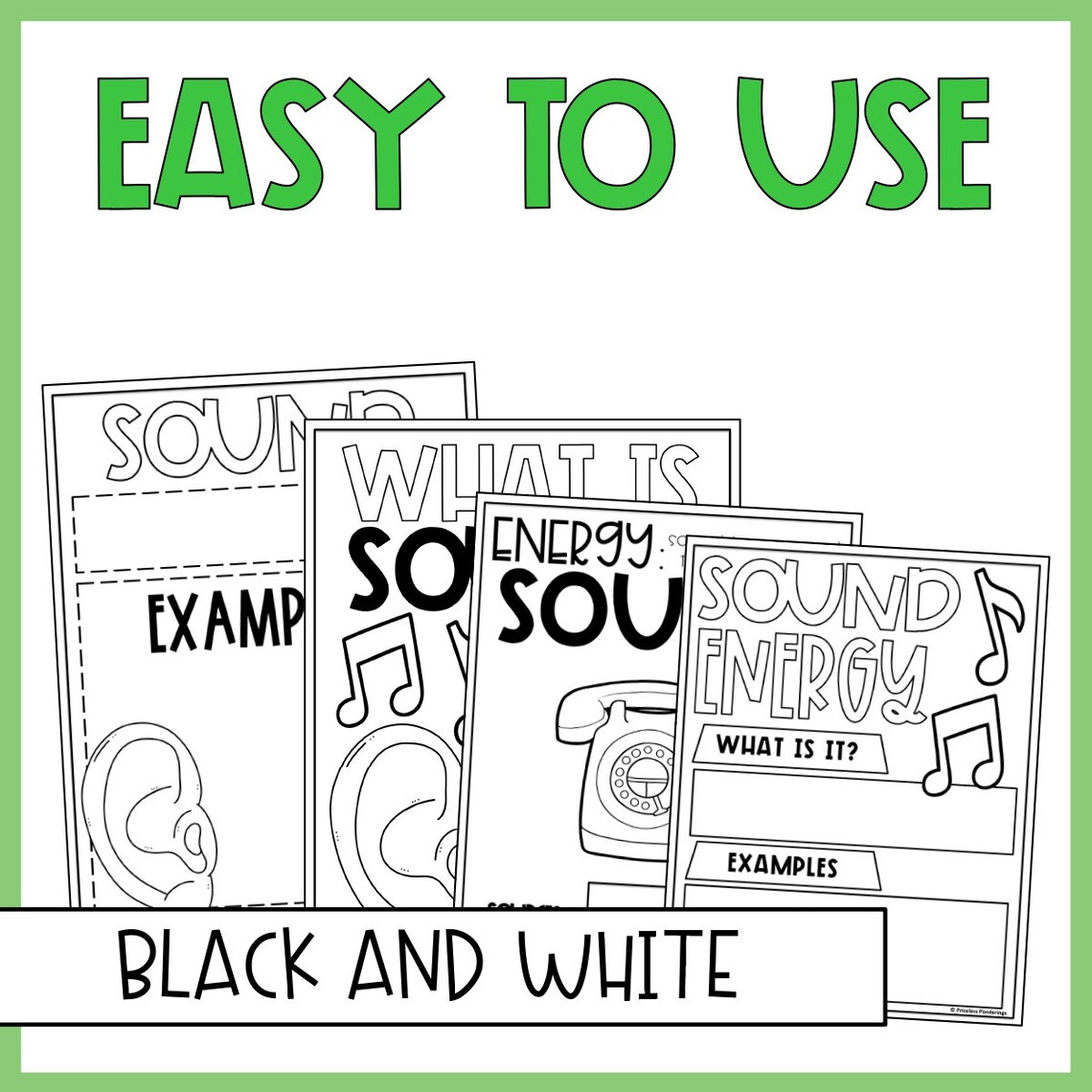 2nd Grade Science Sound Energy Anchor Charts Science Energy Posters - Etsy