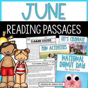 June Reading Comprehension Passages & Activities | 2nd-3rd Grade ...