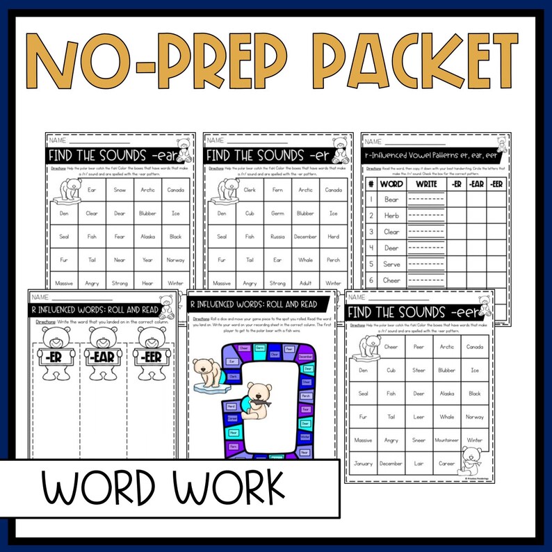 Polar Bear Activities - 2nd 3rd Grade January Science Math ELA ...