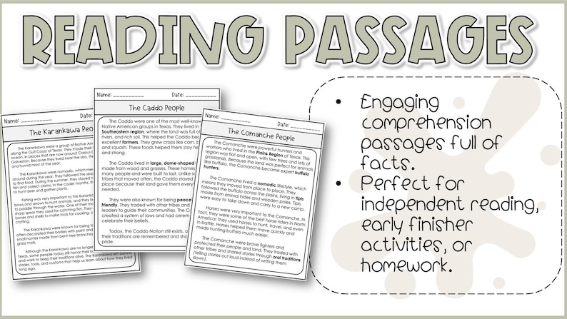 4th Grade Texas Regions Unit | Social Studies Worksheets and Teks ...