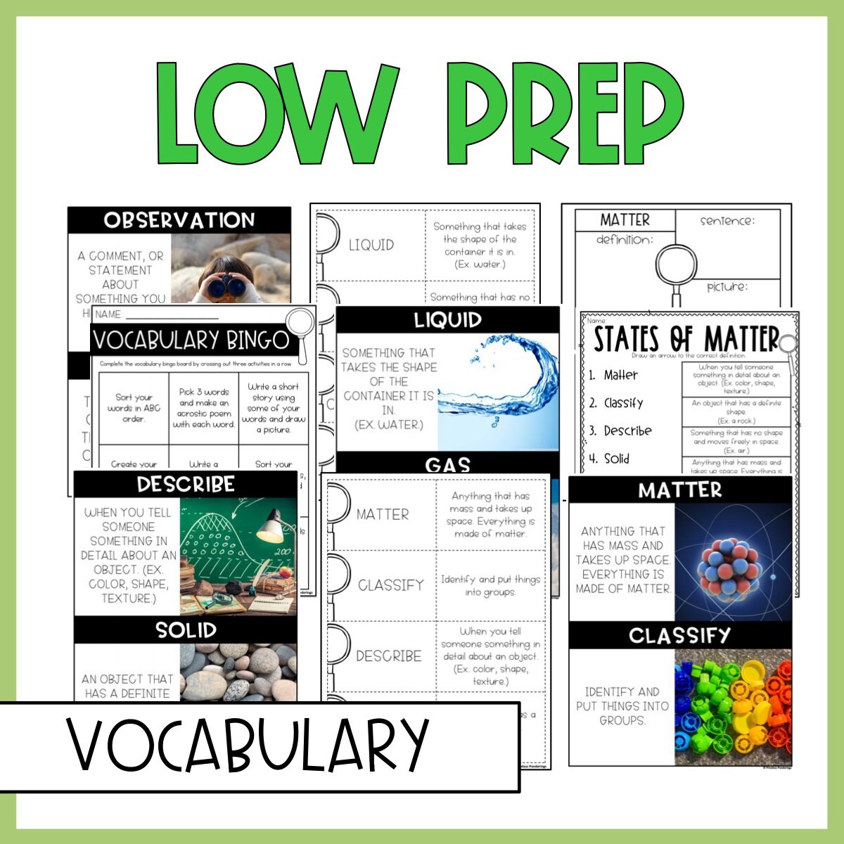 States of Matter Experiments | States of Matter Worksheets and Science ...