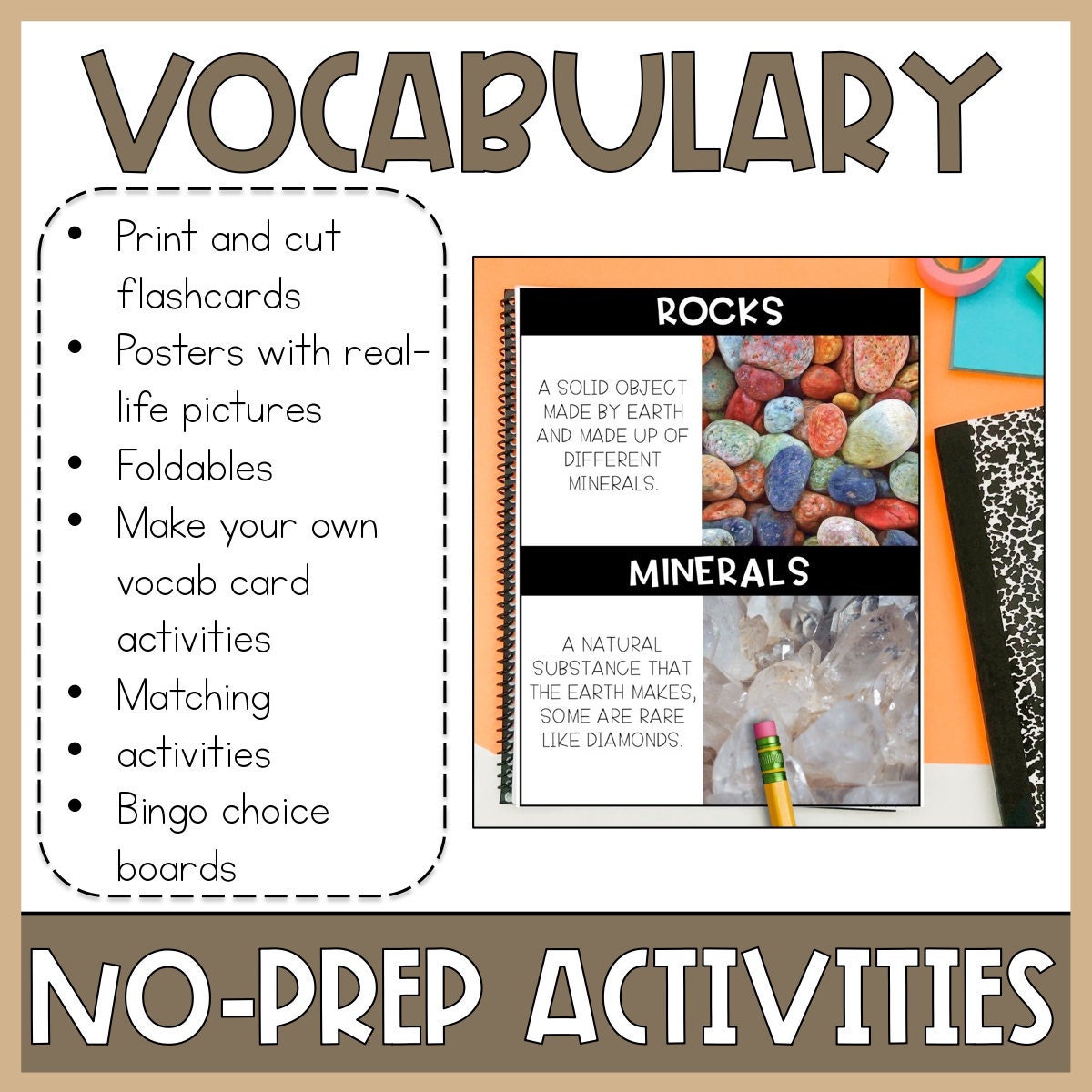 Earth Science Unit | Types of Rocks and Minerals Activities | 2nd and ...