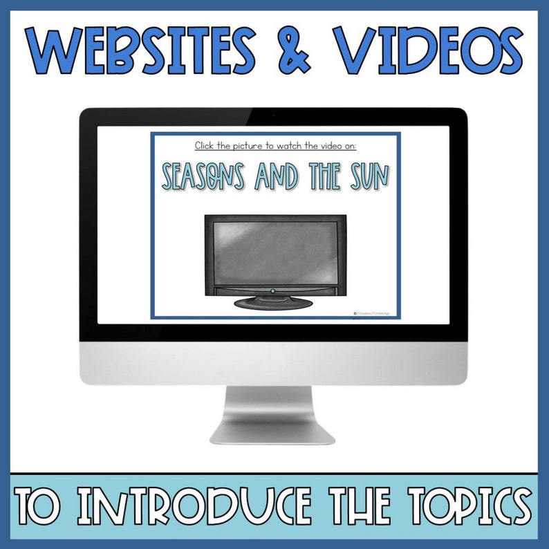 Types of Weather Four Seasons Activities 2nd & 3rd Grade Digital ...