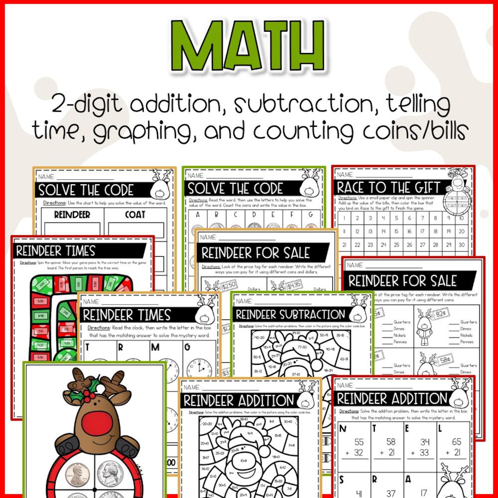 December Worksheets for Kids | Math, Science, Social Studies, & ELA ...