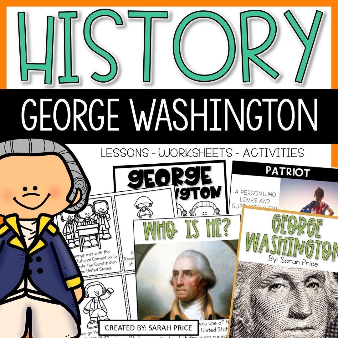 2nd 3rd Grade George Washington History Lessons, Activities ...