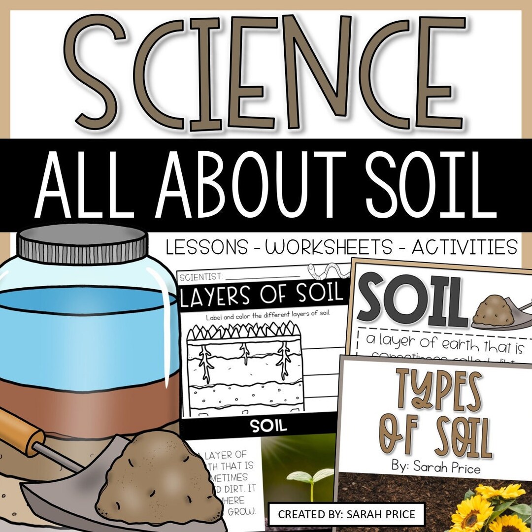 2nd and 3rd Grade Earth Science Worksheets Types of Soil Activities ...