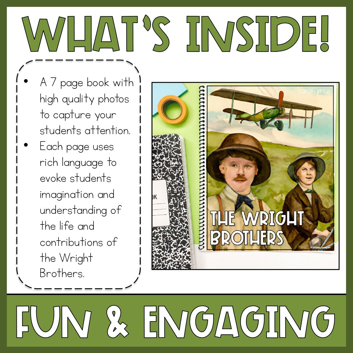 The Wright Brothers Biography Famous Inventions Picture Books - Etsy