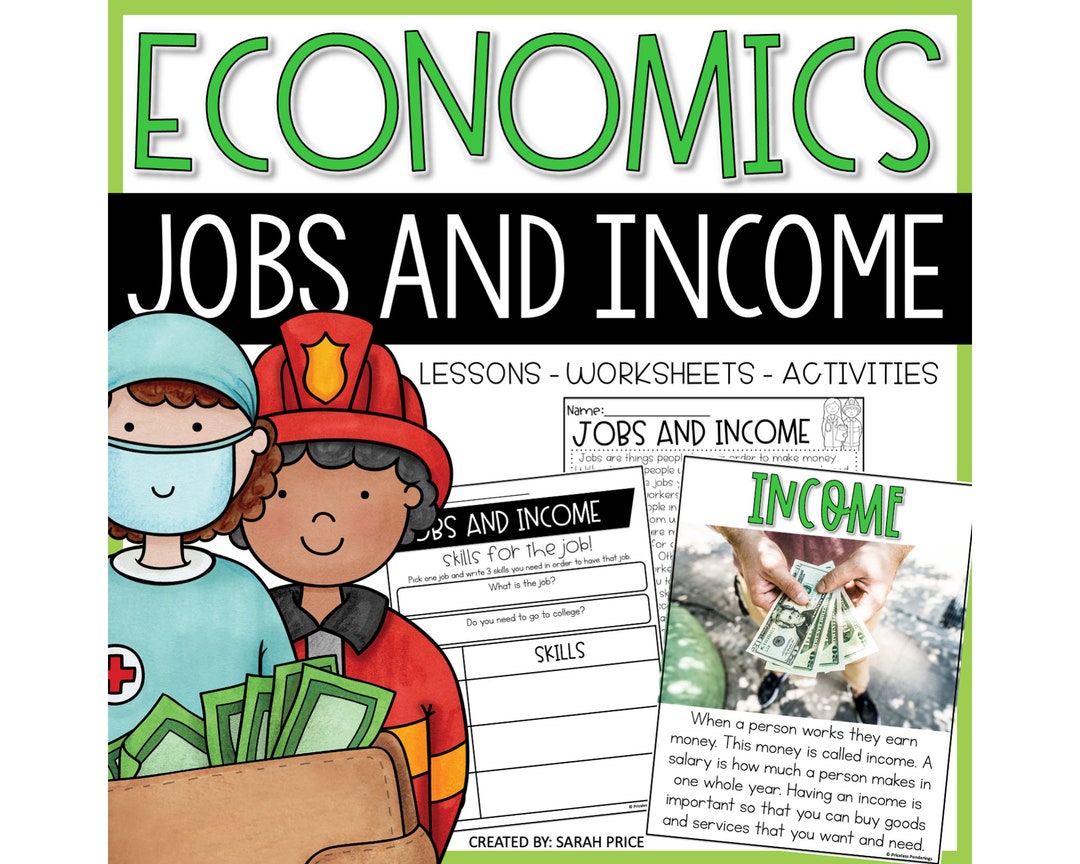Jobs, Income & Earning Money Activities for Kids | Social Studies ...