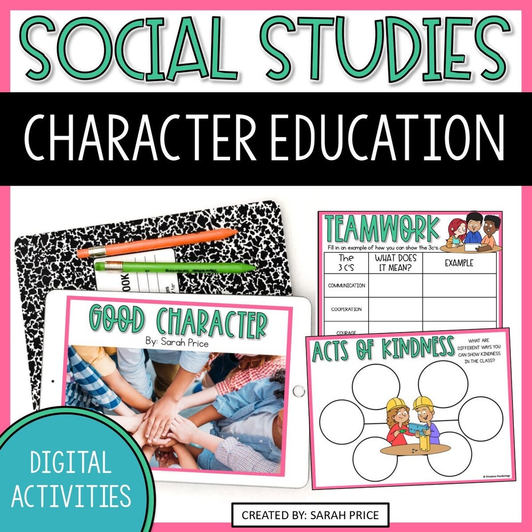 Character Education and Character Traits for Google Slides - Etsy