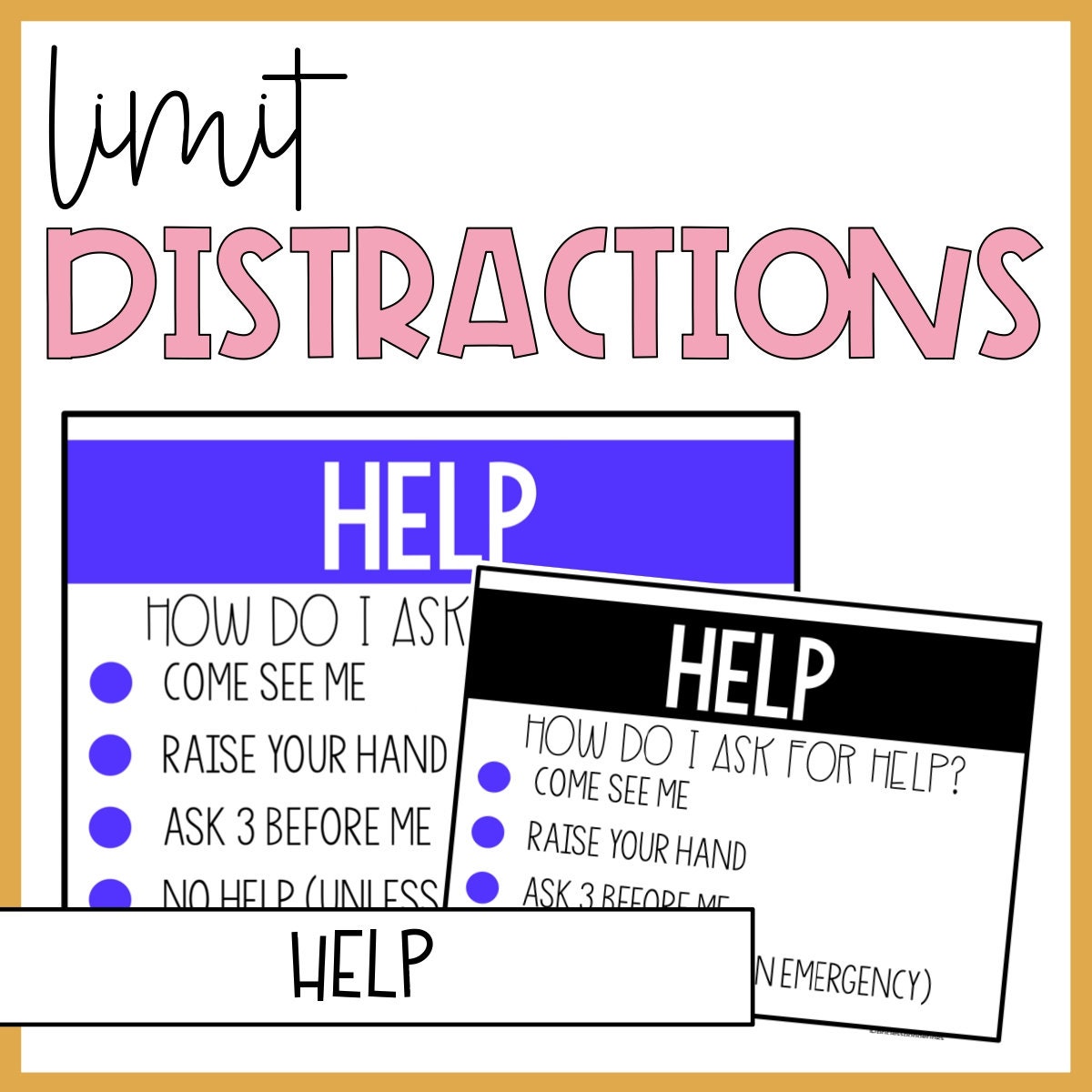 Classroom Management CHAMPS Posters - Etsy