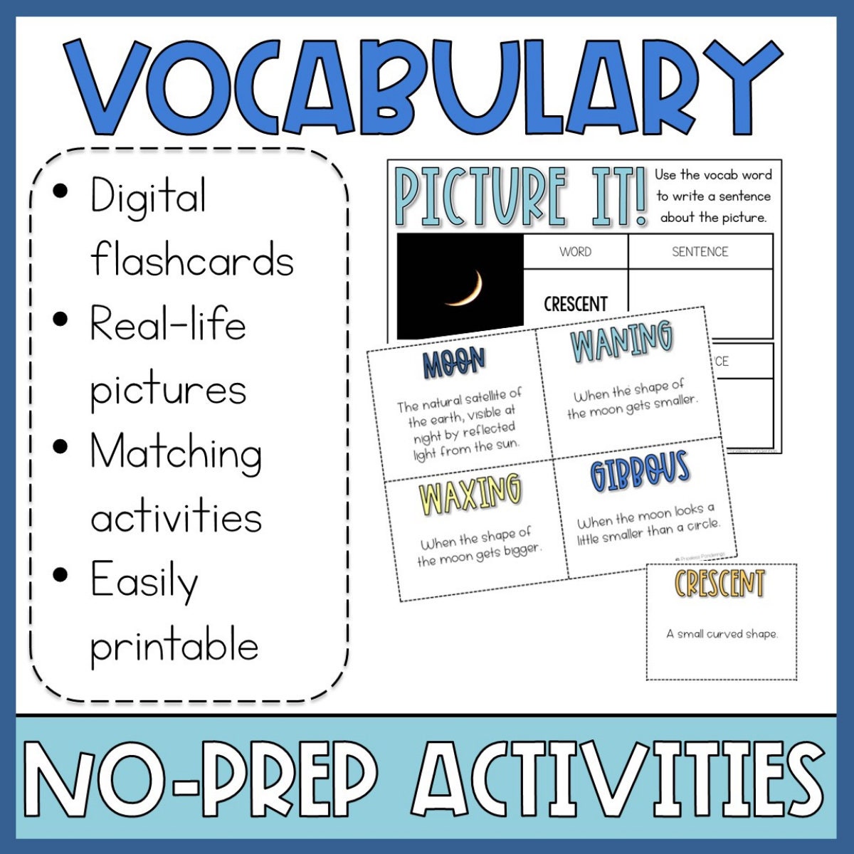 Phases of the Moon Unit - 2nd and 3rd Grade Science Digital Activities ...