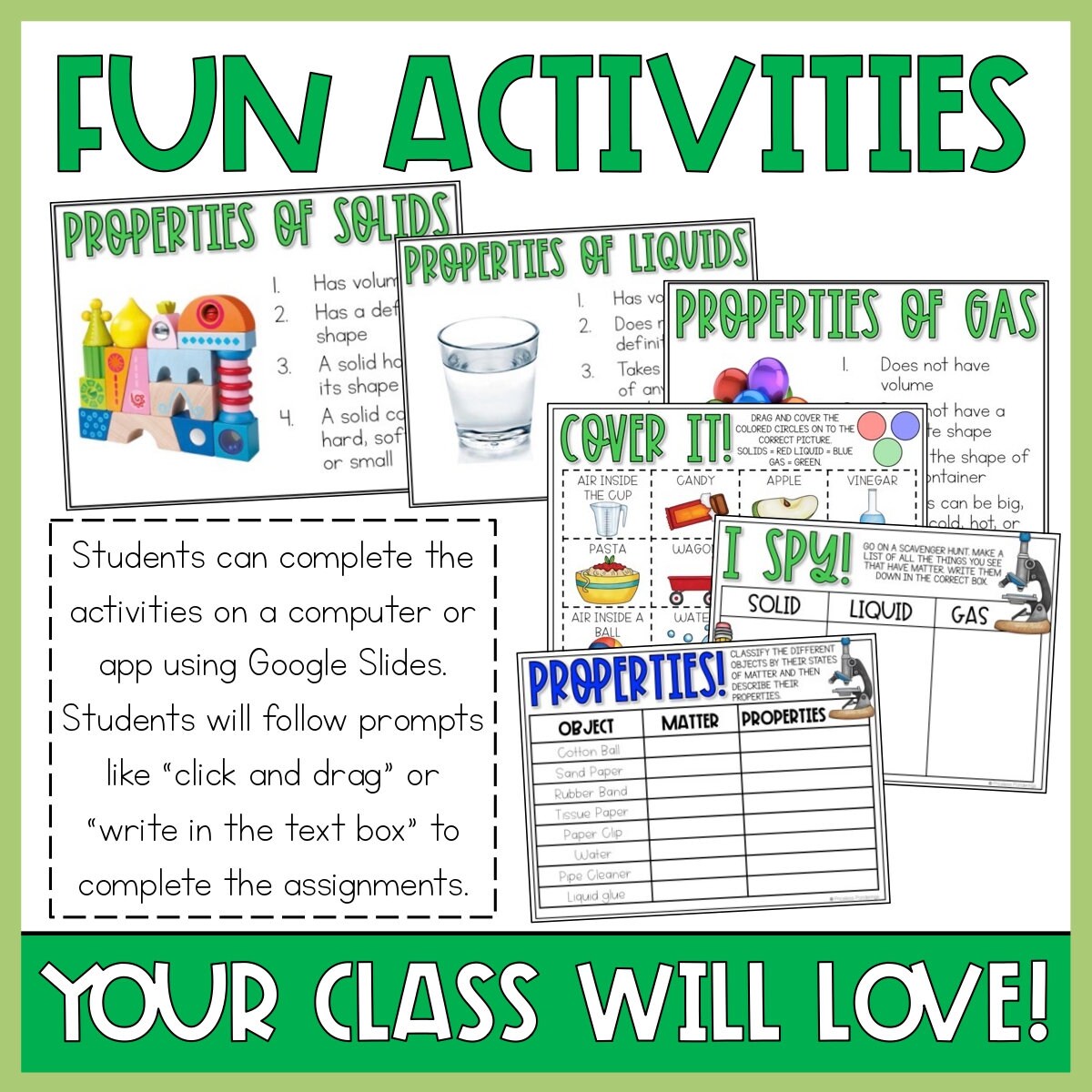 States of Matter Experiments | States of Matter Digital Science ...