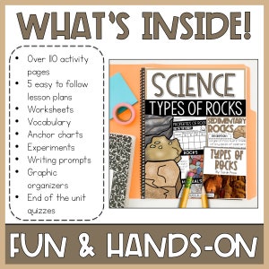Earth Science Unit | Types of Rocks and Minerals Activities | 2nd and ...