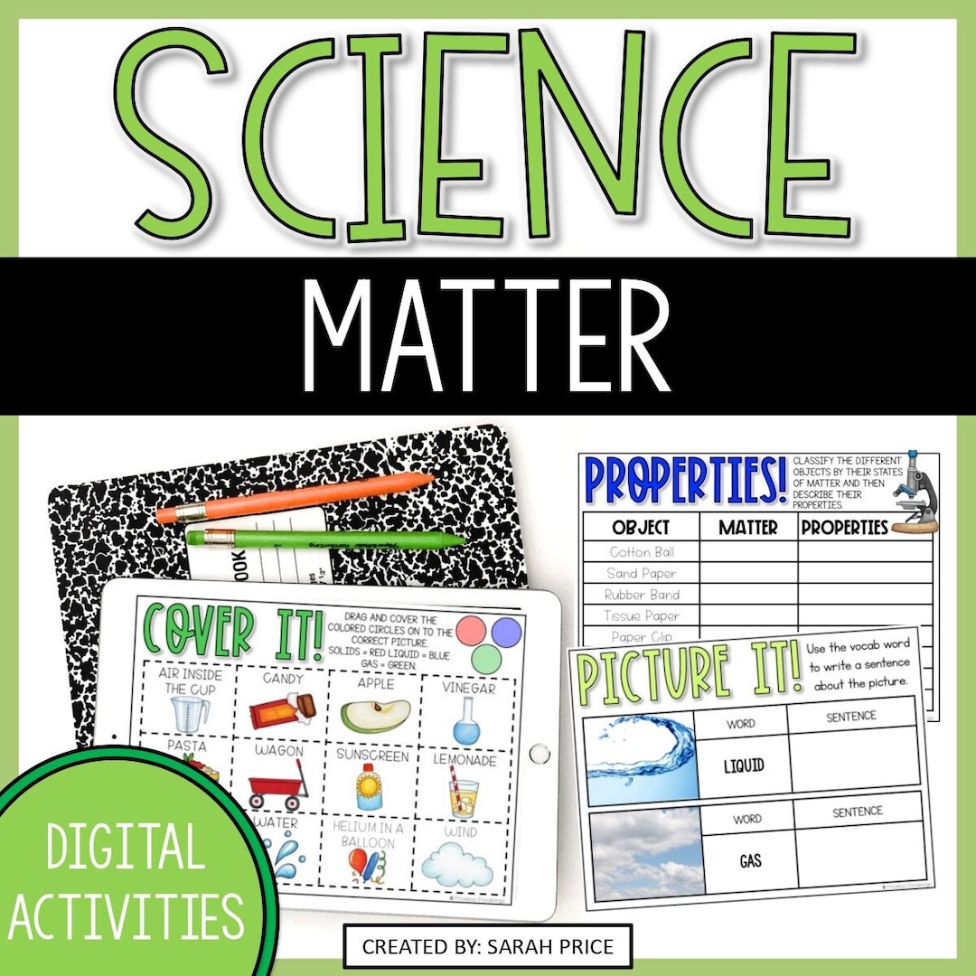States of Matter Experiments | States of Matter Digital Science ...