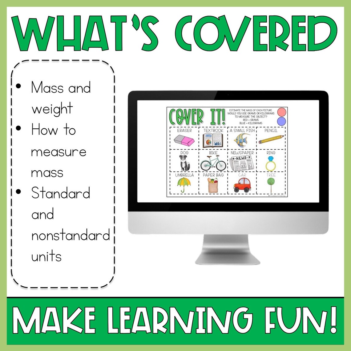Measurement Digital Activities | Digital Weight Mass Worksheets Google ...