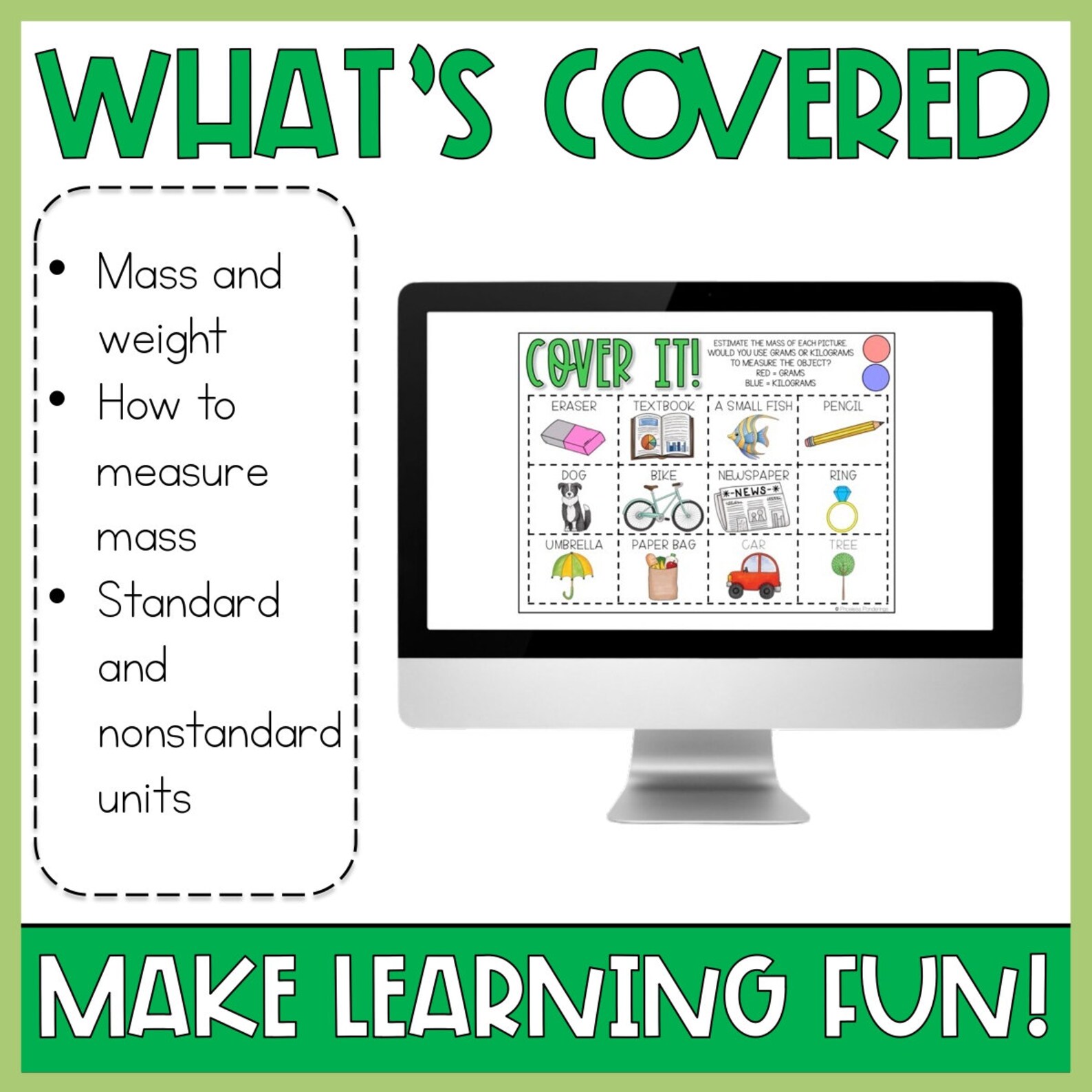 Measurement Digital Activities | Digital Weight Mass Worksheets Google ...