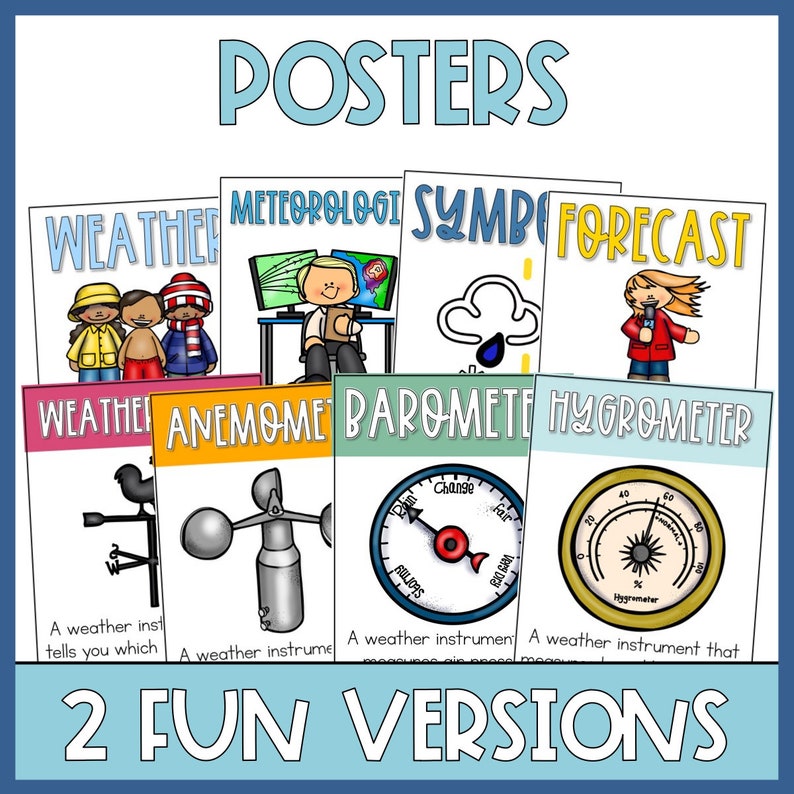 Weather Tools and Forecasting Lessons & Activities - 2nd and 3rd Grade ...