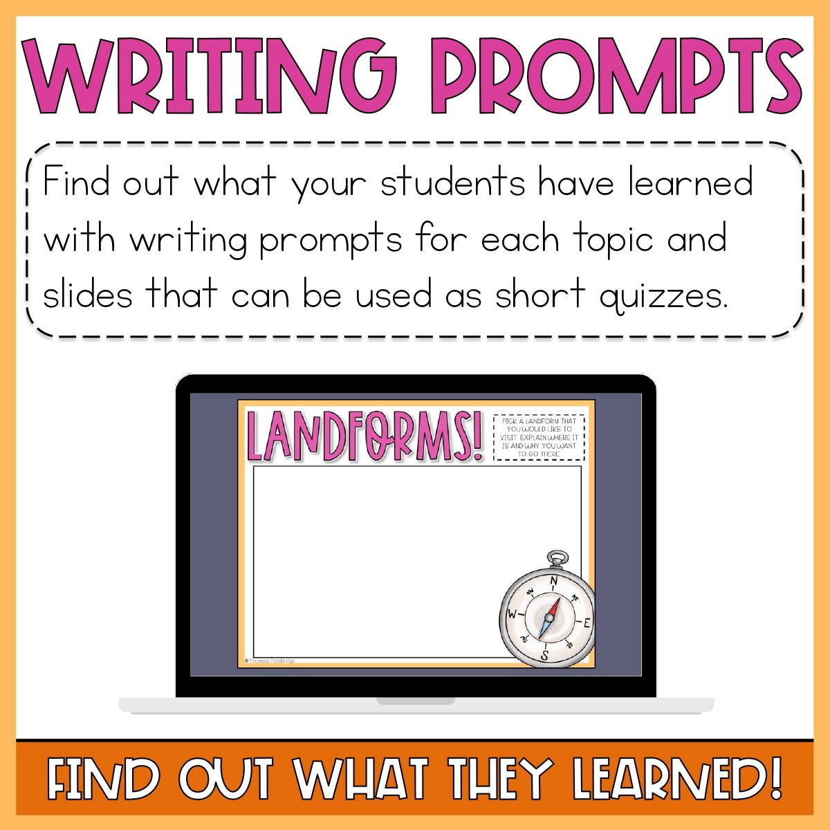 Landforms Bodies of Water Digital Activities - 2nd & 3rd Grade ...