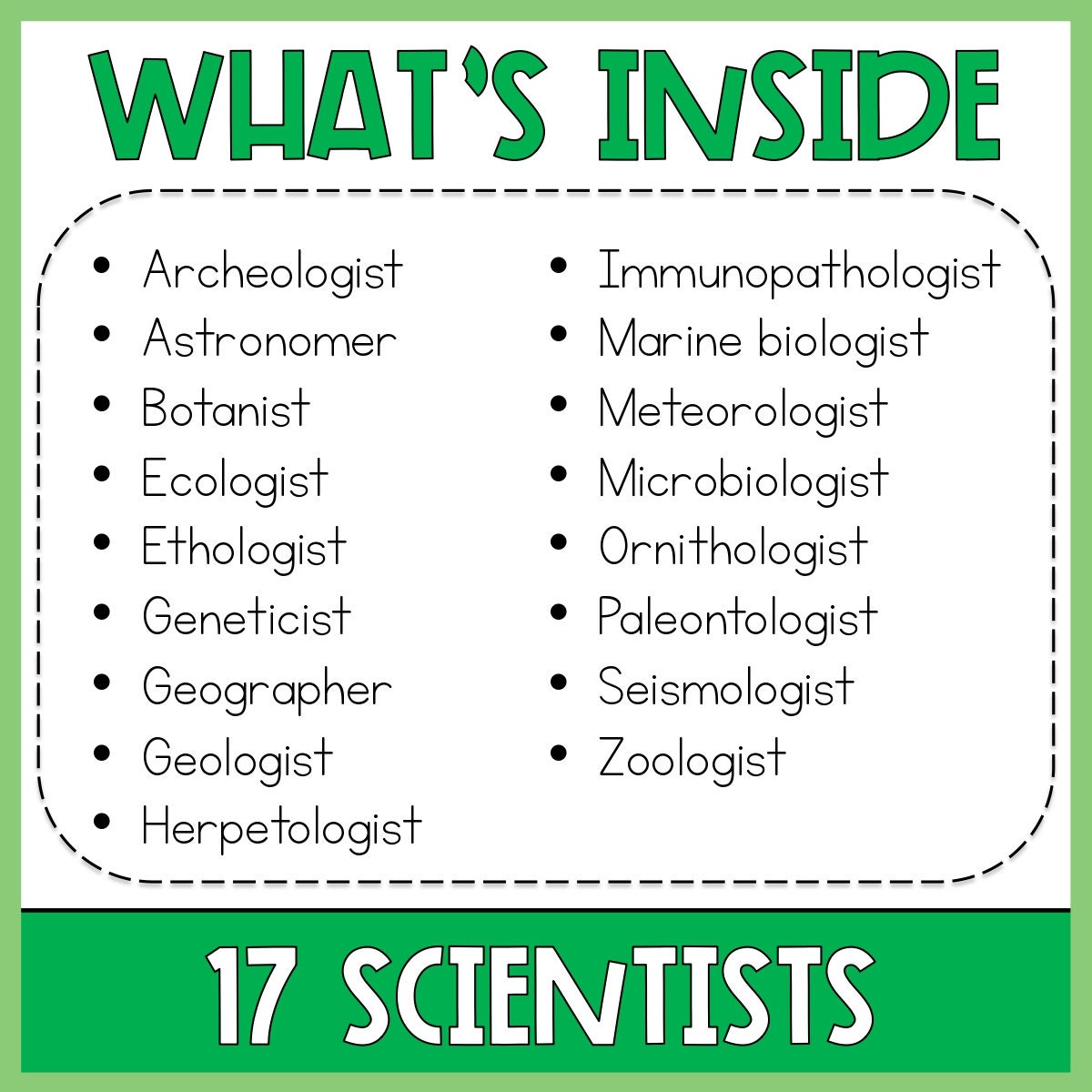 Types of Scientists Posters & Activities for 1st, 2nd, 3rd, 4th Grade ...