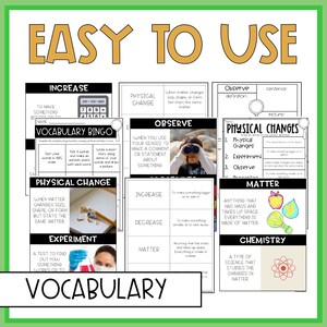 2nd Grade Science Physical Changes Properties of Matter Interactive ...