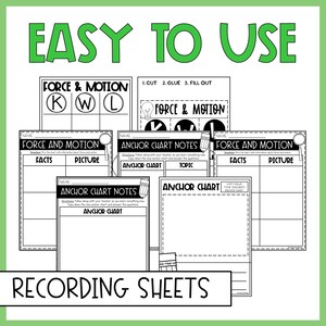 Force and Motion Anchor Charts and Science Posters - Etsy