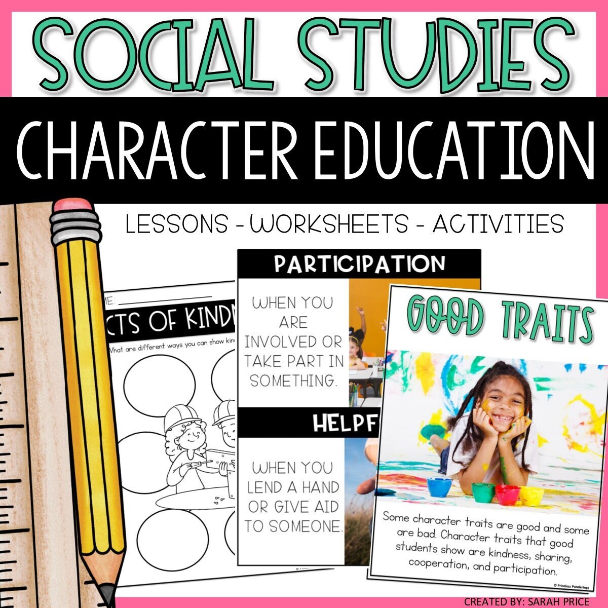 Character Education, Good Citizenship and Social Skills Worksheets ...