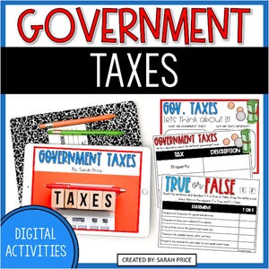 Government Taxes Digital Activities for Kids: Google Slides - Etsy