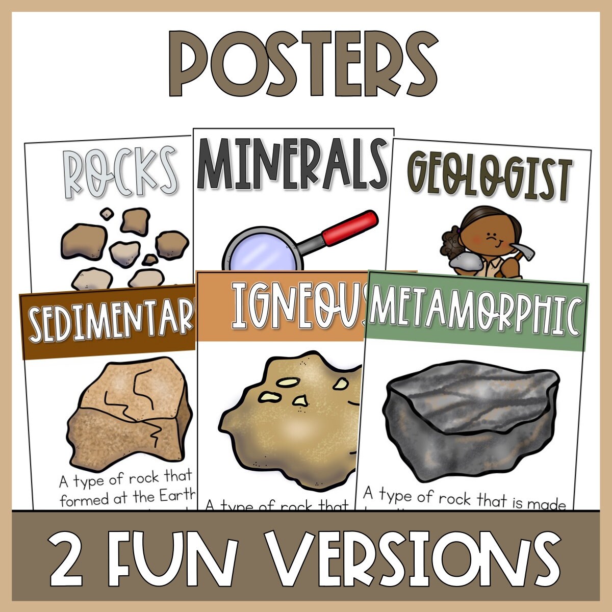 Earth Science Unit | Types of Rocks and Minerals Activities | 2nd and ...