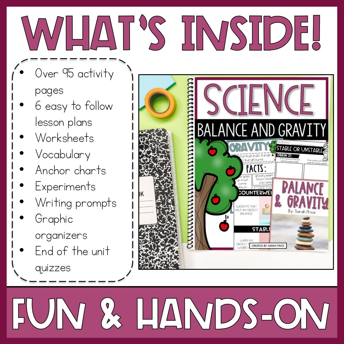Gravity and Balance Activities, Lessons, Worksheets - 2nd & 3rd Grade ...