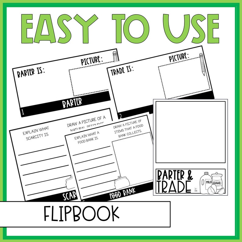 2nd Grade Social Studies Worksheets | Economics for Kids | Barter ...