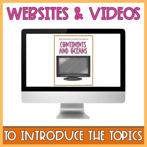 Continents and Oceans Google Slides for Distance Learning - Etsy