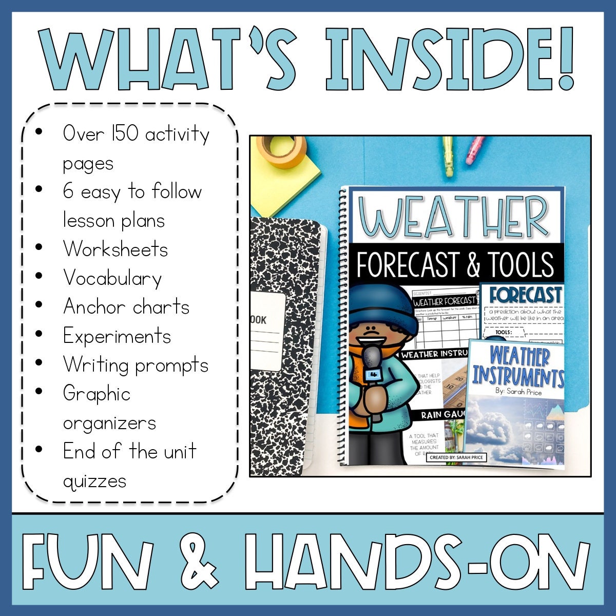 Weather Tools and Forecasting Lessons & Activities - 2nd and 3rd Grade ...