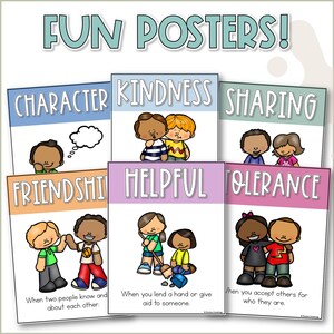 Character Education, Good Citizenship and Social Skills Worksheets ...