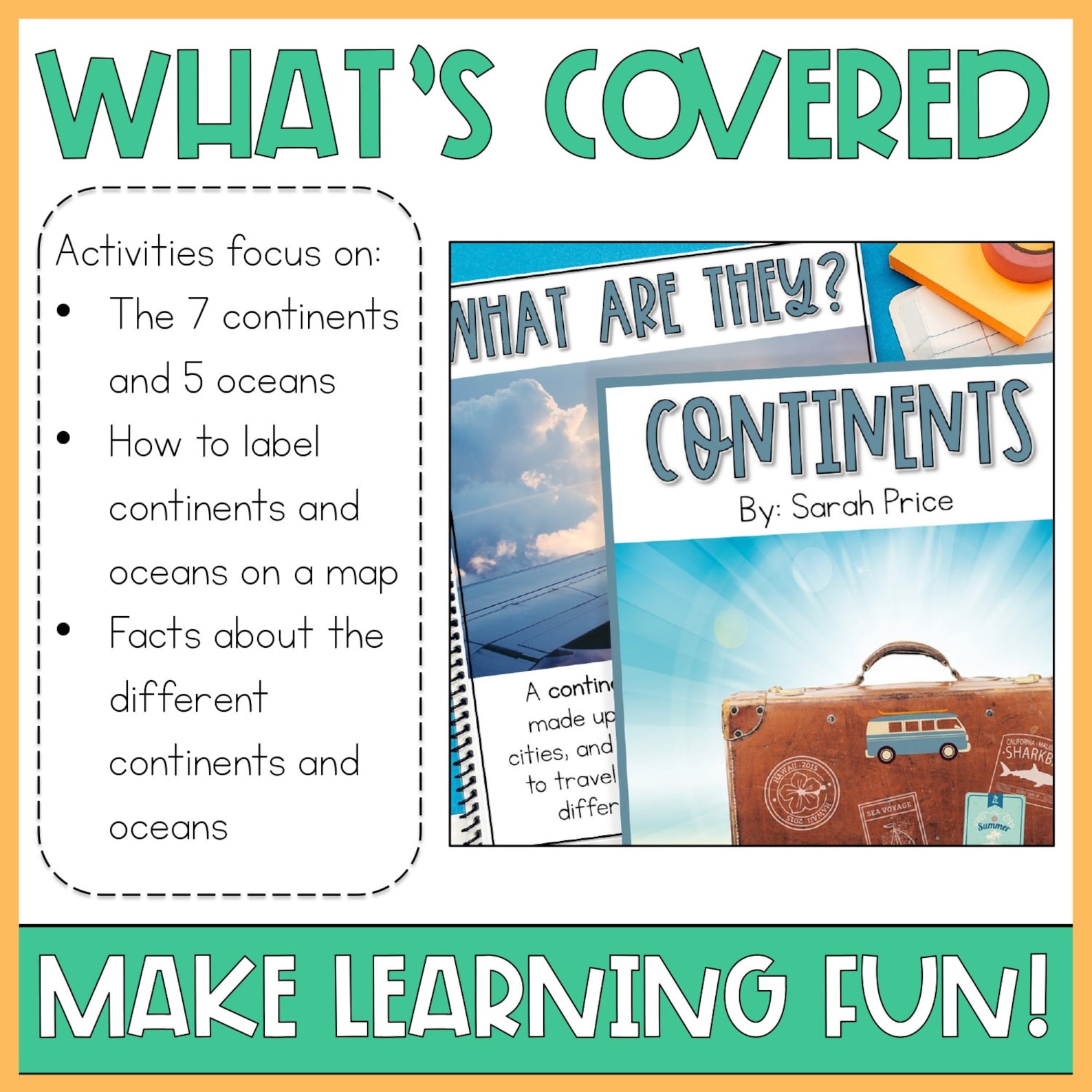 Continents and Oceans Activities | Teaching the 7 Continents and 5 ...
