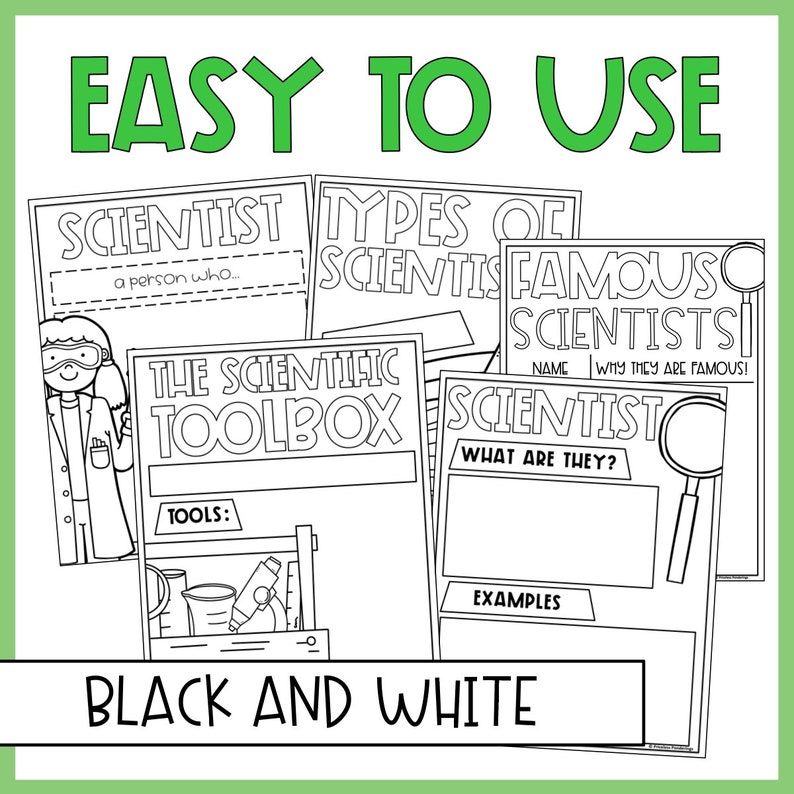 Scientists and Safety Anchor Charts and Science Posters - Etsy