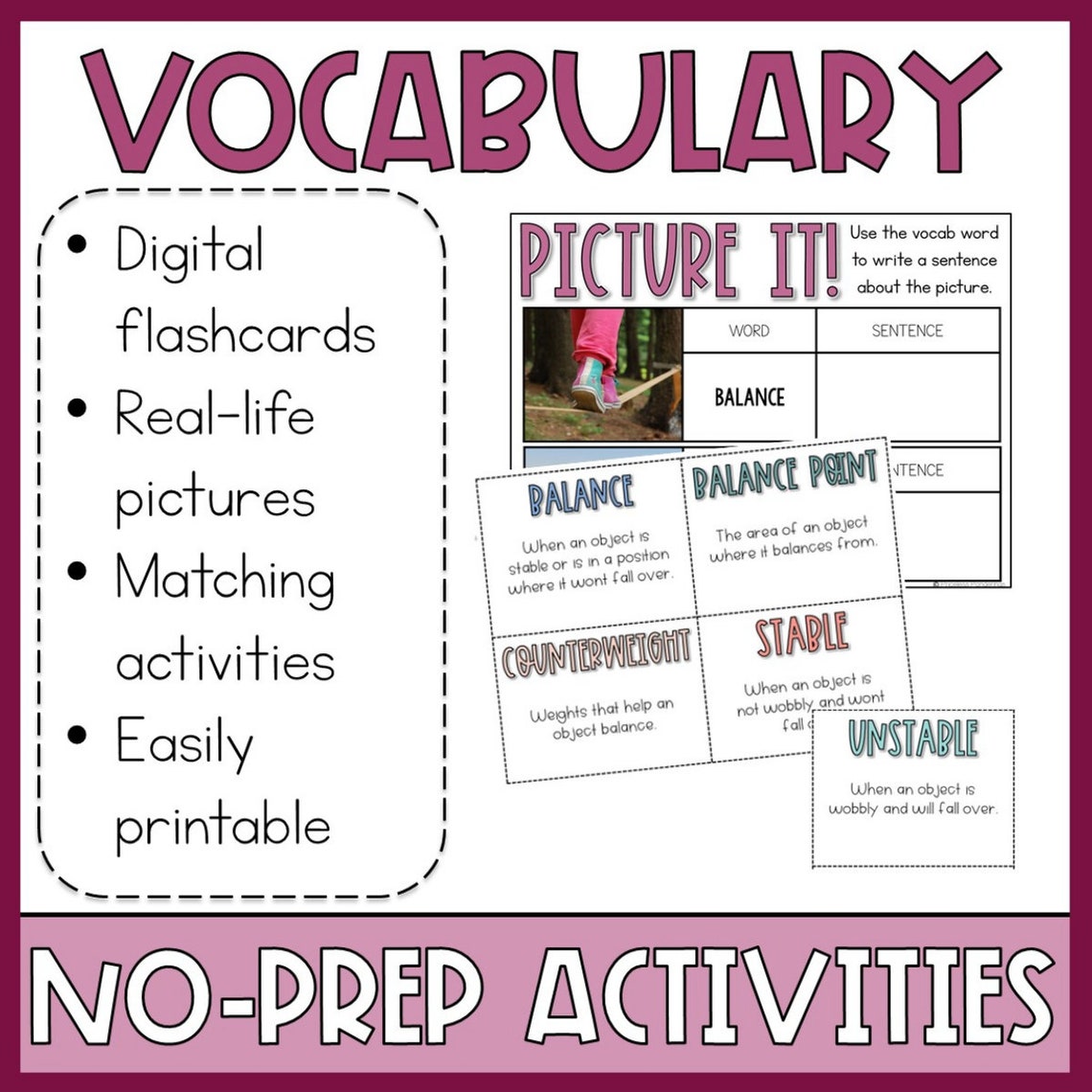 Balance Gravity - 2nd & 3rd Grade Science Digital Activities - Etsy