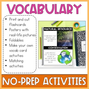 2nd Grade Geography - Natural Resources Worksheets, Social Studies ...