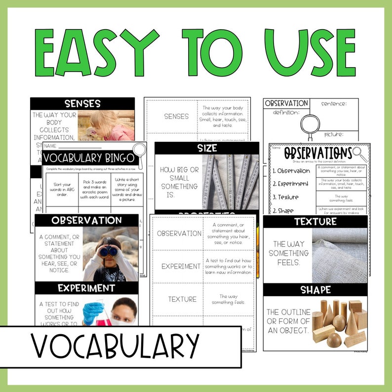 Five Senses Activities | Science Observations | 5 Senses Activities ...