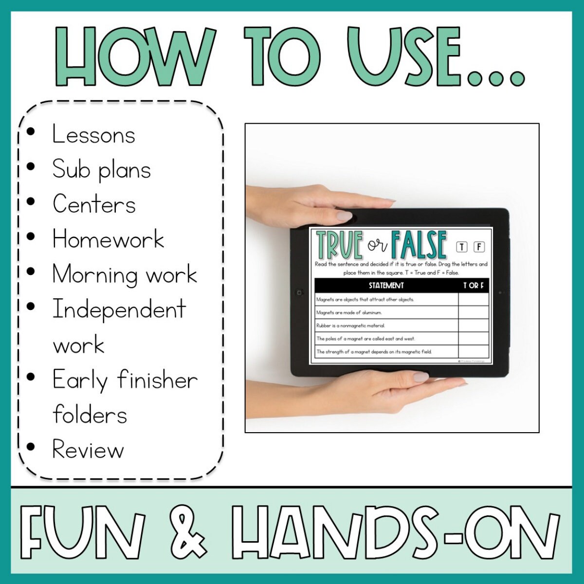 Magnets - 2nd 3rd Grade Science Digital Activities - Etsy