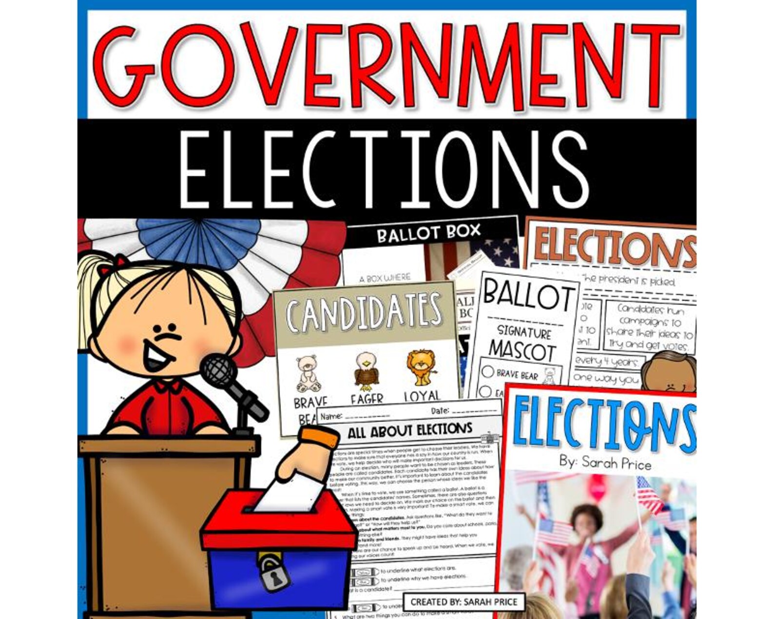 Classroom Mock Election Activities | Student Government | 2nd - 4th ...