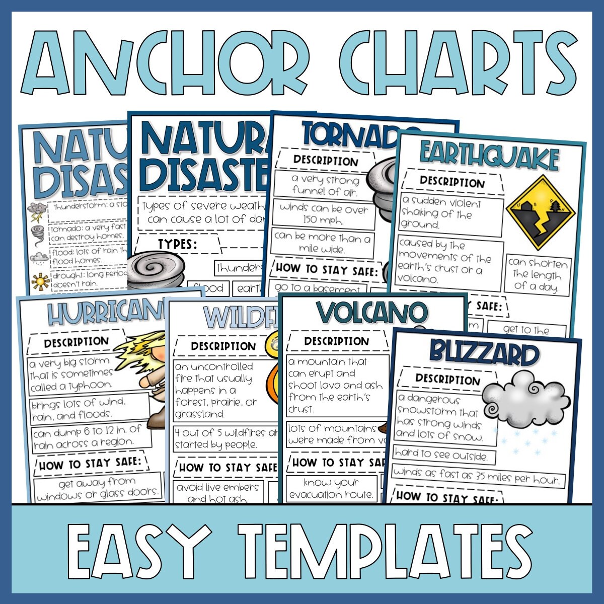 Natural Disasters Unit With Lesson Plans, Worksheets and Activities ...