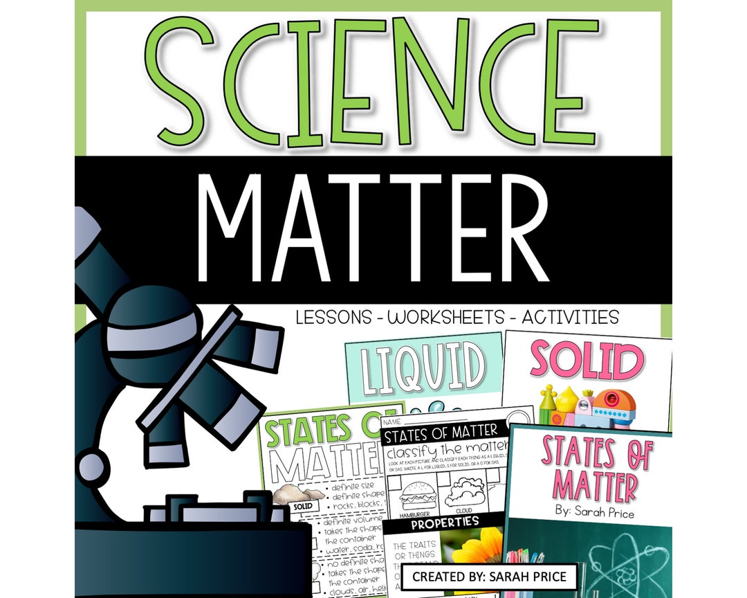 States of Matter Experiments | States of Matter Worksheets and Science ...
