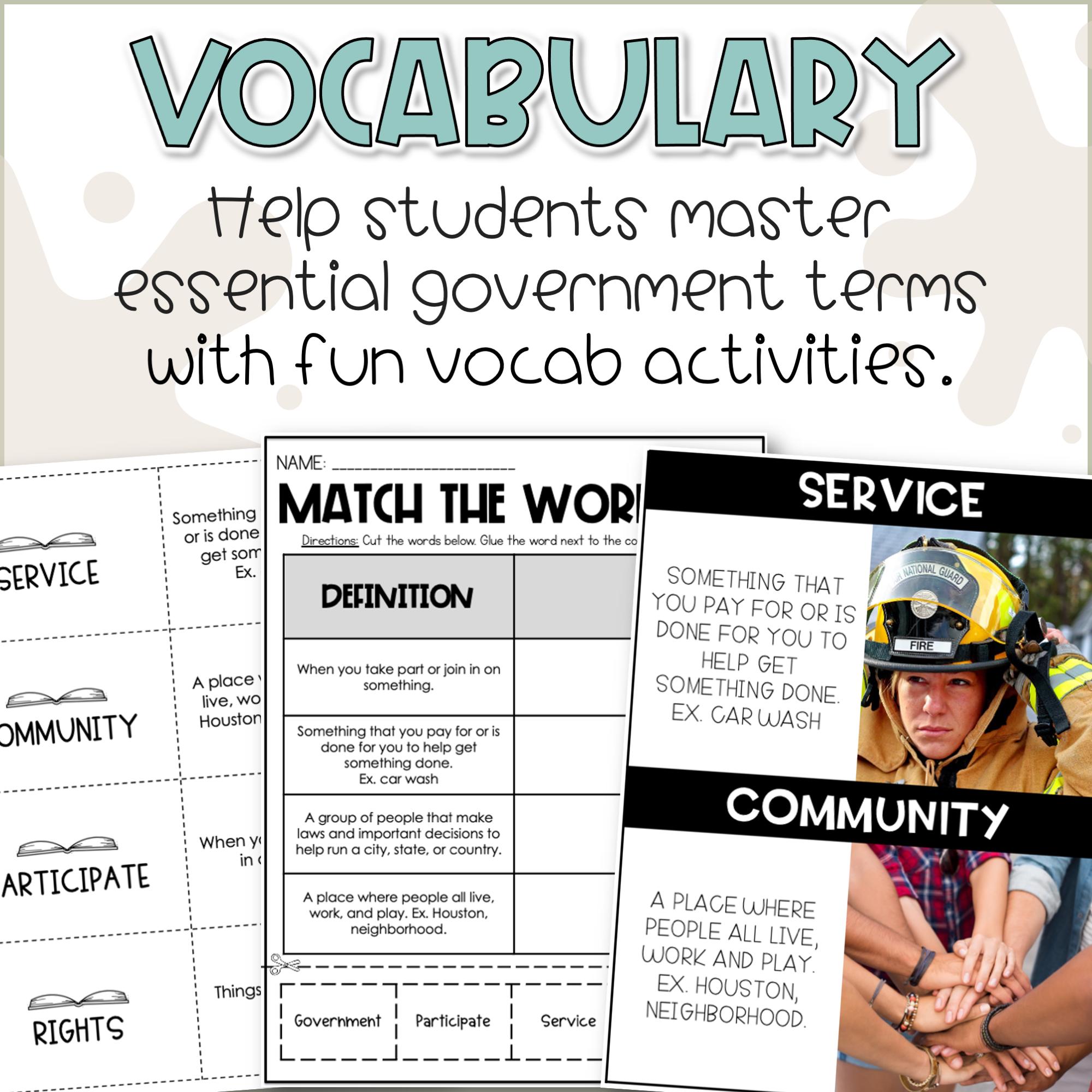 2nd Grade Social Studies Worksheets | Community Helpers Activities | K ...