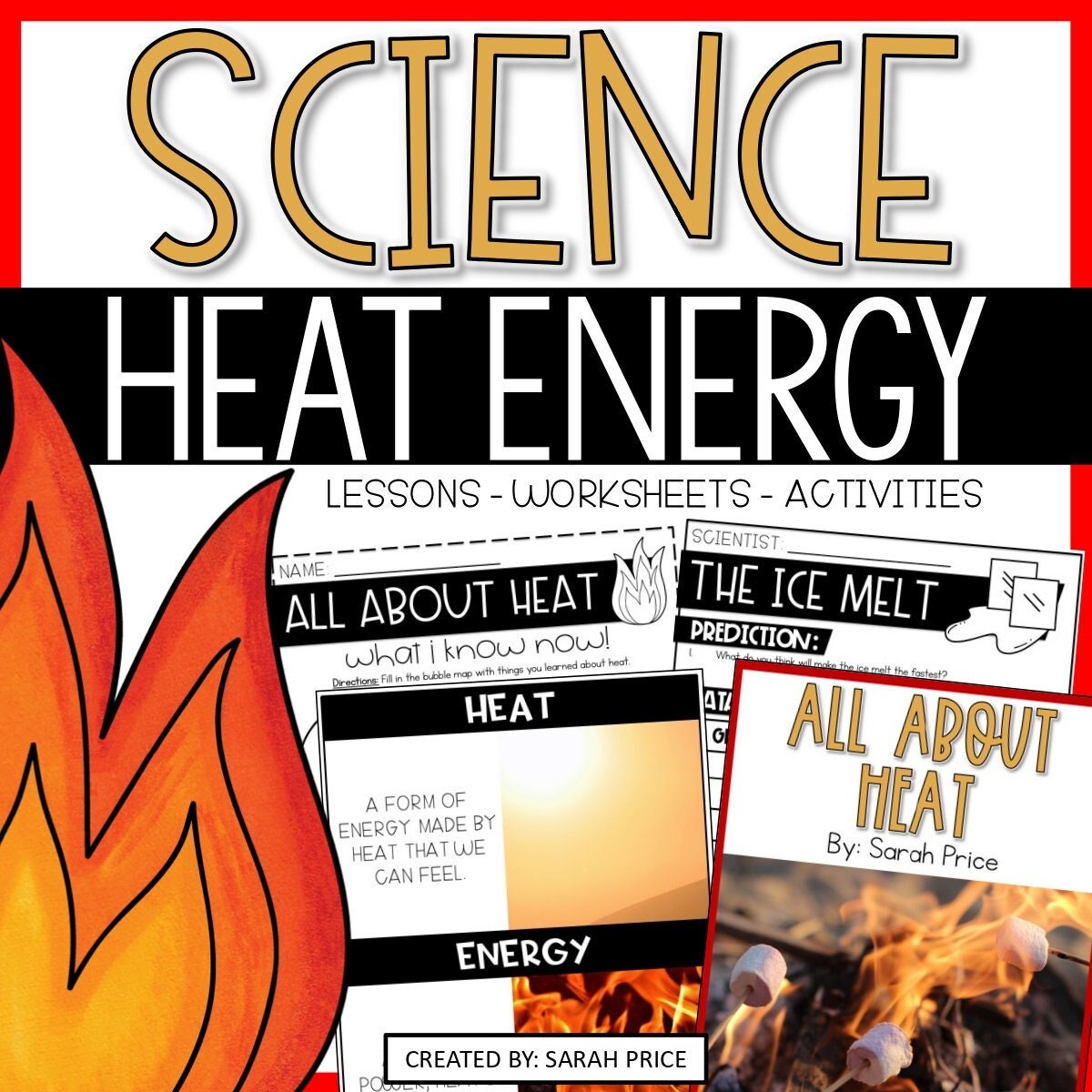 Heat Energy Experiments, Activities Interactive Notebook - 2nd Grade ...