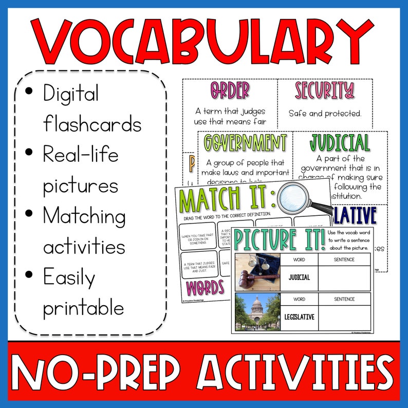 Branches of Government Digital Activities - 2nd, 3rd & 4th Grade Social ...